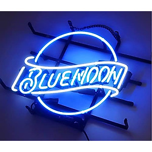 Mirsne Neon Signs, Glass Tube Neon Lights, 17 inch Neon Light Sign, the Best Bar Beer Wall Signs Lights for Bedroom Room Hotel Gameroom Party Decor Gifts.