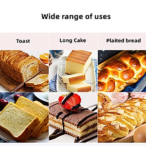 XZJMY 2 Pack Silicone Square Cake Pan,8x4 Inch Bread Loaf Pans,Silicone Baking Pan Non-Stick, Easy Release,Baking Pan for Baking -for Homemade Bread,Toast, Cakes (Silicone, 8x4)