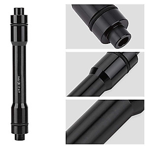 Dilwe VGEBY1 Hub Adapter, Firm Road Bike Wheel Fork Axle for 15mm Thru Axle Hub to 9mm Shaft