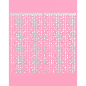 xo, Fetti Cowgirl Boot Iridescent Foil Curtain - Set of 2 | Bachelorette Party Decorations, Cowgirl Birthday Photo Booth, Last Rodeo Backdrop, Nashville, Cow Rodeo Theme, Space Cowboy