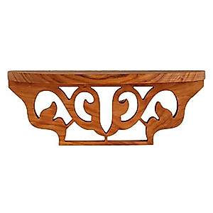 Jonathan Alden Solid Cherry Floating Shelf, for Spices, Photos, Entryways & More (Revival)