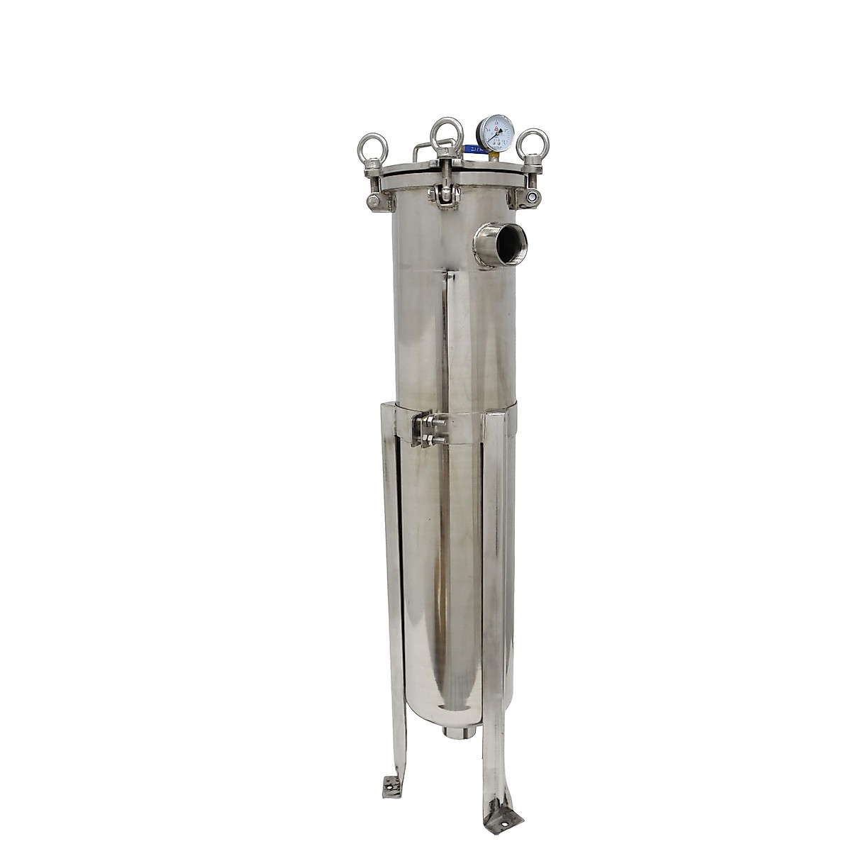 INTBUYING #2 Bag Filter Housing 304 Stainless Steel Bag Filter Housing 2inch NPT 50T/H Bag Water Filter Purification Equitment