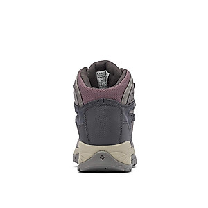 Columbia Women's Newton Ridge Plus Waterproof Amped, Stratus/Canyon Rose, 5