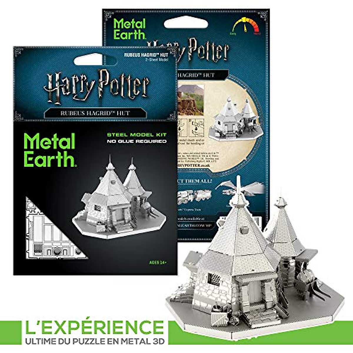 Fascinations Metal Earth Harry Potter Metal Earth Hagrid's Hut 3D Metal Model Kit