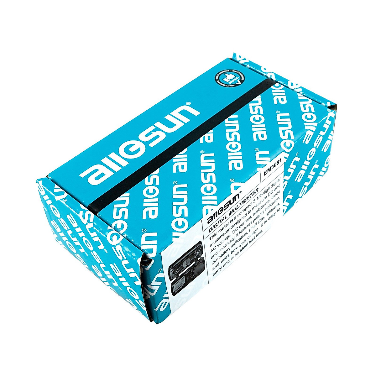 ALLOSUN Digital Multimeter/DMM/Multi Tester Amp/Ohm/Volt Meter/Diode and Continuity Test Pocket Size (EM3081)