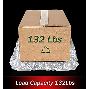 OASD Air Cushion Films 985Ft Length Air Pillow Bubble Bags Film 15.8 Inch Width PE Air Cushion Wrap Machine Film Roll Bubble Bags Film