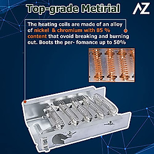 Dryer Heating Element Replaces For Whirlpool WED4815EW1 WED5000DW2 WED6200SW1 WED6600VW0 WED4800BQ1 WED4800XQ0 WED4800XQ1 WED4900XW0 WED49STBW1 WED5100VQ1 WED5200VQ1 WED5300SQ0 WED5540SQ0 WED7000DW1