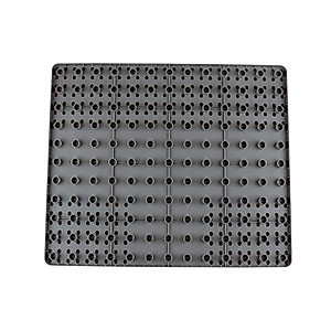 Strictly Briks Compatible with Lego Building Blocks Road Plates 10" x 10", Kids Building Brick Baseplates for City Road, Street, Race Track, Towns, Classic Size, 1 Straight Road