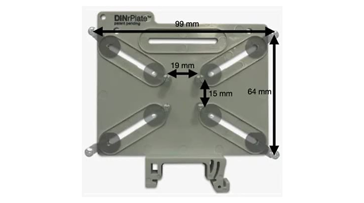 DIN Rail Mount for SBC, PCB & SSD — 🛍️ The Retail Market