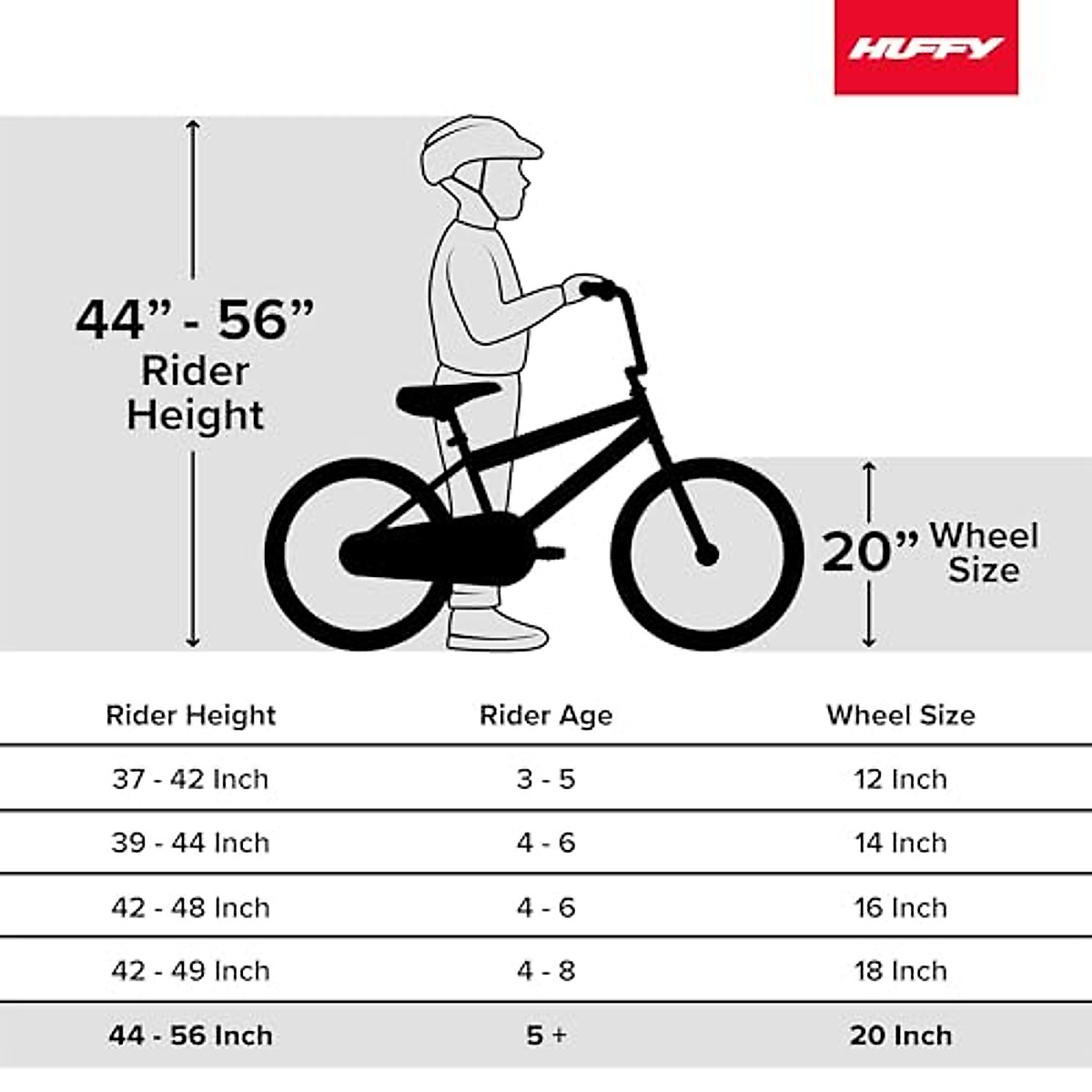 Huffy Upshot 12/16/20 Inch Boy's Bike for Kids, Multiple Color Options Available, Removable Training Wheels, BMX Design, Designed for Growth, Durable Construction, Quick Connect Assembly