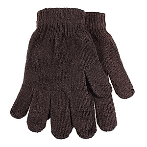 Gelante Adult Winter Knitted Magic Gloves Wholesale Lot 12 Pairs 9905-Assorted-12 Pairs