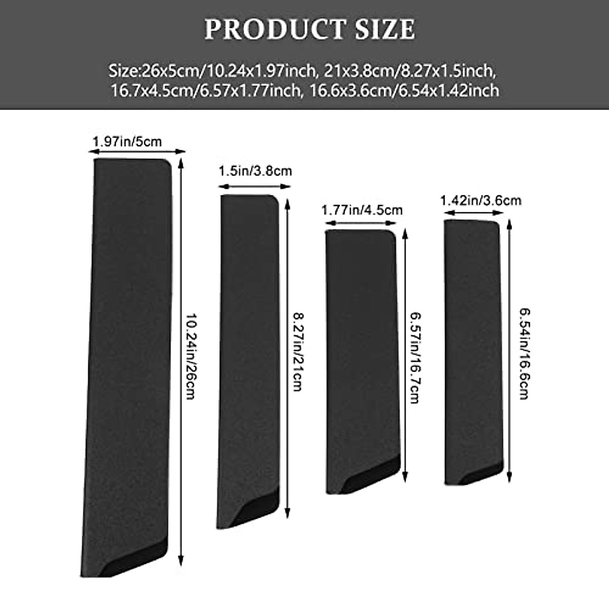 Alipis 16 Pcs Kitchen Set Protector Flocking Liner Cutter Sheathes Chef Sheaths Ceramic Blade Carving Cover Plastic Guard Carry Sheath Built-in Wallet Abs