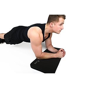 Impulse Fitness Knee Mat - Extra Thick and Soft 1" (25mm) Pad Provides Cushion for Kneeling and Elbows | Great Portable Exercise Mat for Planks, Ab Rollers, Yoga