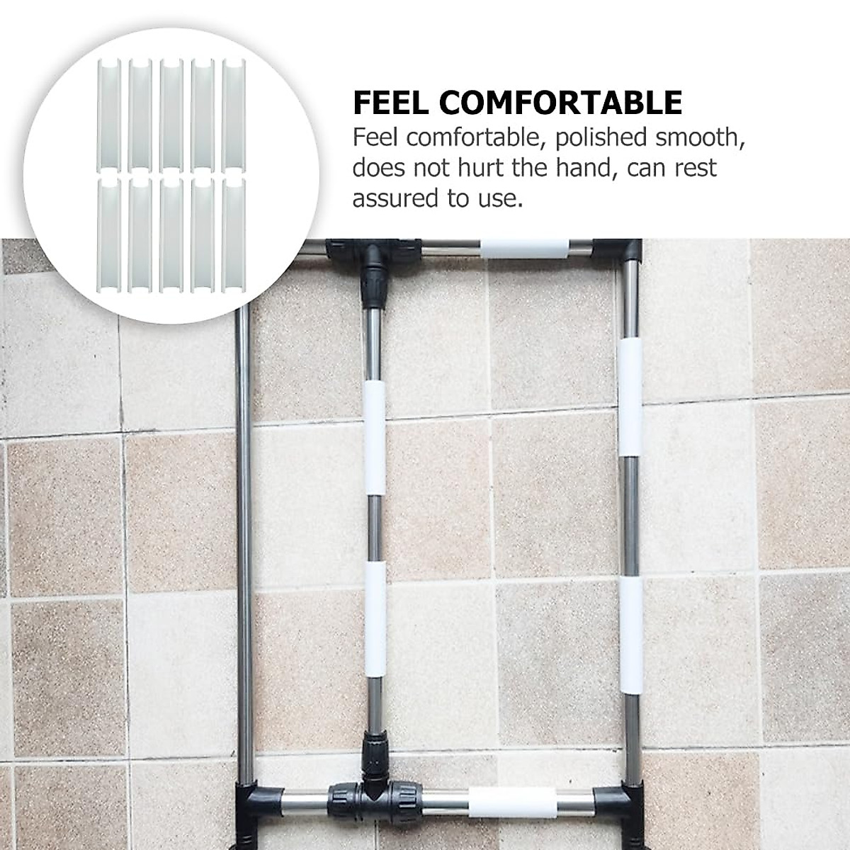 10pcs Embroidery Kits House Accessories Square Tool Embroidery Frame Snap Clip Cross Frame Buckles Embroidery Hoop Plastic Buckle Cross Clip Cross Stuck Tube Useful Clips