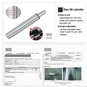 Kaleurrier Swivel Stool Chair Adjustable Height,Heavy Duty Hydraulic Rolling Metal Stool for Kitchen,Salon,Bar,Office,Massage (with Back Rest) (Black)