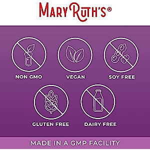 MaryRuth's Melatonin 5mg Sleep Gummy with L-Theanine | Lemon Balm | Vitamin B6 | Sugar-Free | Relaxation | Vegan | Non-GMO | Gluten Free | 60 Count