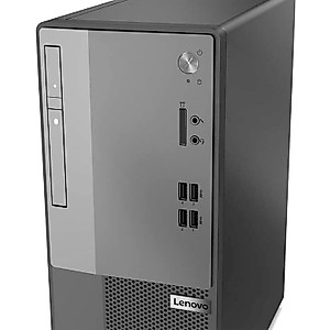 lenovo V50T G2 Business Desktop, Intel Core i9-11900 Processor, 32GB RAM, 2TB SSD+1TB HDD, No Wi-Fi, Wired Keyboard & Mouse, SD Card Reader, DVD-RW, HDMI, DP, RJ-45, VGA, Windows 11 Pro, Black