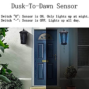 Intelligent Bug Zapper 4200V, 30W with Day/Dusk Control - Kills Mosquito, Pest Trap for Fly Gnat Moth, Insect for Home Garden, 1 Acre Coverage