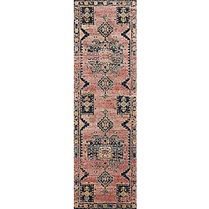 Loloi II Jocelyn Collection JOC-06 Rose/Rose, Transitional 7'-10" x 10' Area Rug