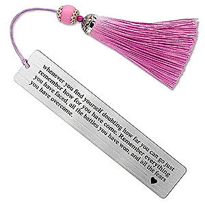 Hafhue 2022 Graduation Inspirationa Metal Bookmark Book Lover Gifts for Woman Man BFF Girlfriend Teens Students Friends Bookworm Readers Graduation Anniversary Gifts Back to School Gifts