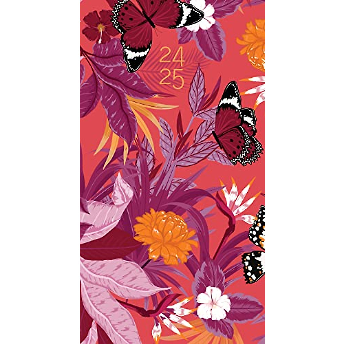 Willow Creek Press Tropical Summer 2-Year January 2024 - December 2025 Monthly Pocket Planner (3.5" x 6.5")