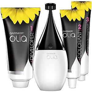 Garnier Olia Oil Powered Permanent Hair Color, 6.65 Light Garnet Red