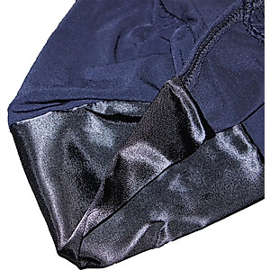 Firdevs Luxury Satin Islamic Women's Hijab Bonnet Underscarf (Navy Blue)
