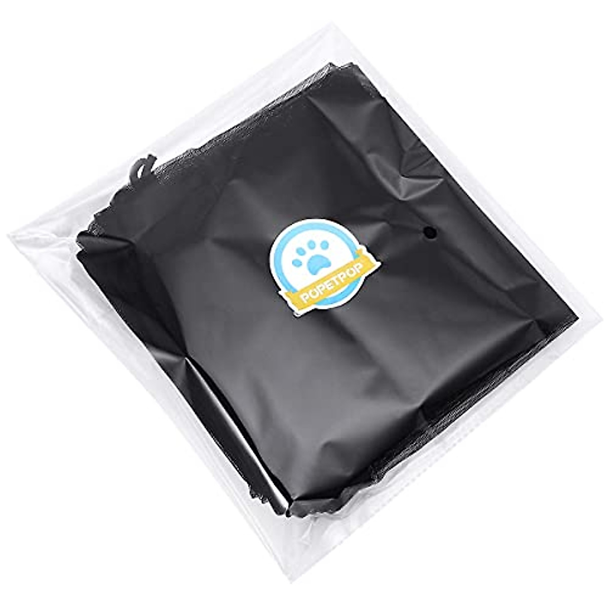 POPETPOP Mesh Birds Cage Seed Catcher + Universal Washable Bird Cage Cover (Black)