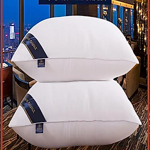 Five-Star Hotel Pillow Core Feather Down Home Cervical Pillow Single Hotel Health Care Neck Pillow