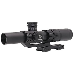 SHOTAC Rifle Scope 1-4X24, Hunting Riflescope with 30mm Tube,High Resolution Waterproof&Shock Proof Shotting Sight Scope