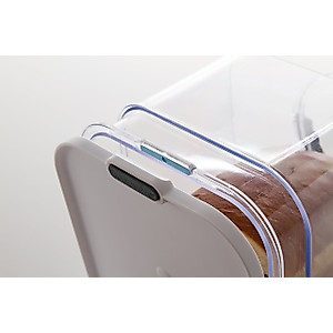 Prepworks by Progressive Bread ProKeeper, PKS-800 Adjustable Air Vented Bread Storage Container, Expandable Bread Holder