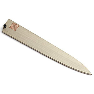 Yoshihiro Natural Magnolia Wood Saya Cover Blade Protector for Yanagi (270mm)