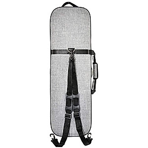 adm 4/4 Full Size Violin Case Oblong Violin Hard Case with Built-in Hygrometer,Super Lightweight Portable with Carrying Straps