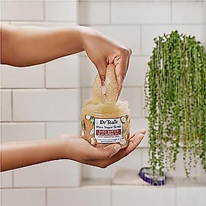 Dr Teal's Shea Sugar Body Scrub, Shea Butter with Almond Oil & Essential Oils, 19 oz (Pack of 3) (Packaging May Vary)