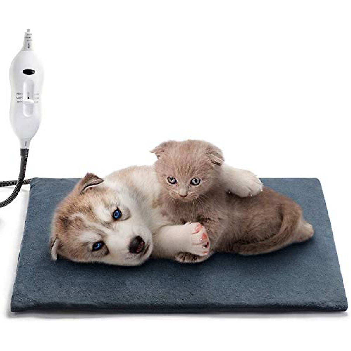 Boderrio Pet Heating Pad, Electric Heating Pad for Dogs and Cats Indoor Warming Mat with Auto Power Off