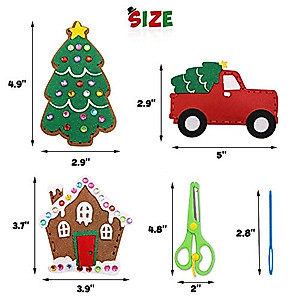 CiyvoLyeen Puppy Craft Kit Kids DIY Crafting and Sewing Set Dog Stuffed Animal Felt Plushie for Girls and Boys Educational Beginners Sewing Set Sewing Kits for Kids Age 8 9 10 11 12