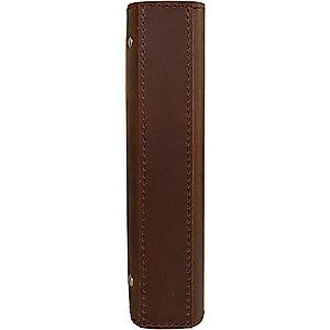 2024-2025 Leather Planner - A5 Genuine Leather Binder Planner with Weekly & Monthly Pages for Men and Women, Inner Pockets and Pen Holder, Refillable