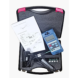 GLTL Gaussmeter Tesla Meter Surface Magnetic Field Tester with N/S Function + Metal Probe