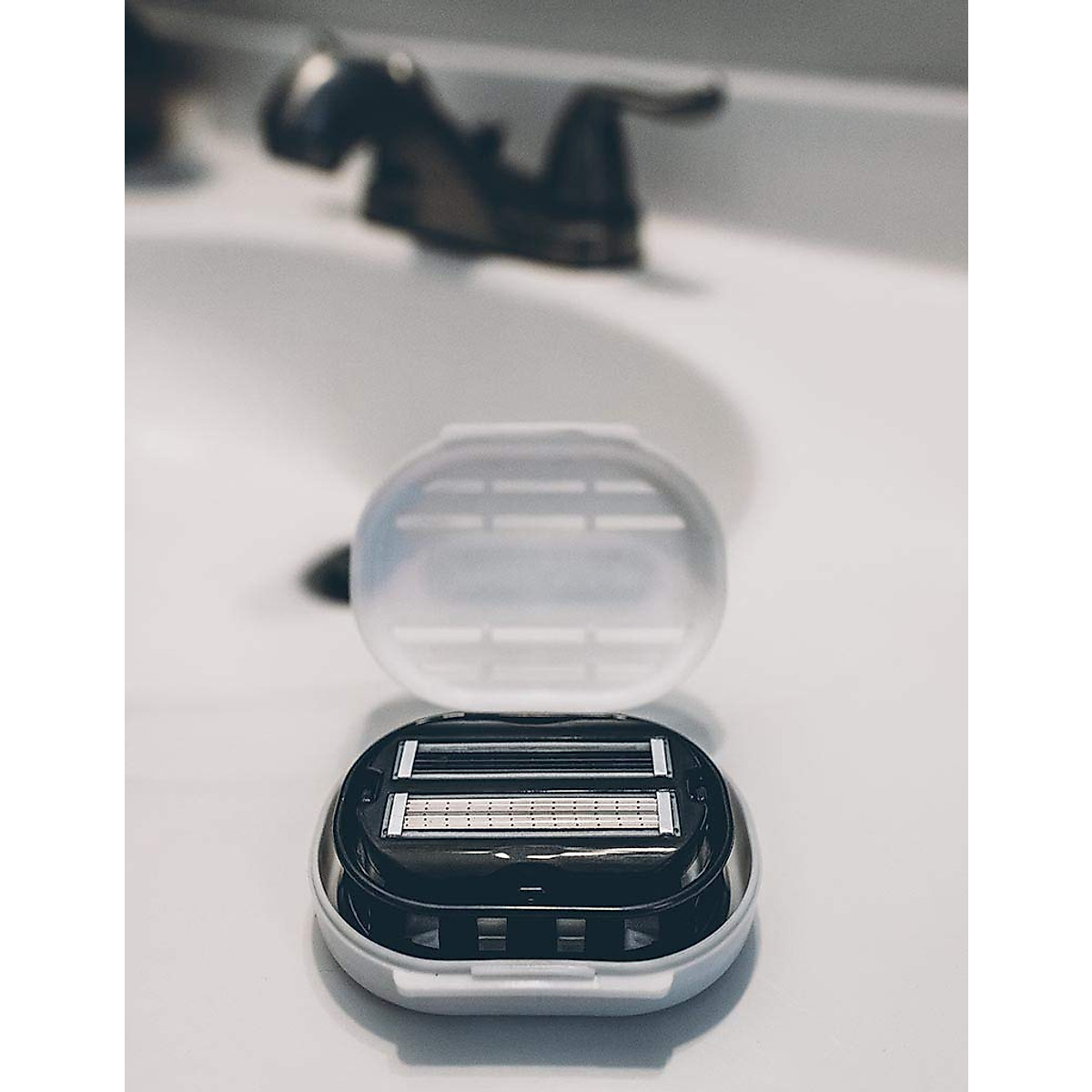 Omnishaver Case Razor Keep Your Omnishaver Away from Dirt and Dust, Case for Razor to Avoid Blunt and Damaged Blades - White