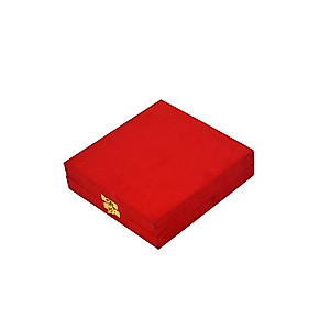 Indian Accent Silver Plated Brass Leaf Shaped Bowl 7” With Spoon Royal Design From