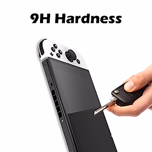 2 Pcs Screen Protectors (Anit Blue,OLED Ver.) for Nintendo Switch Oled,Nintendo Switch Accessories,Nintendo Switch Oled Accessories,Nintendo Switch Oled Screen Protector,Switch Oled Screen Protector