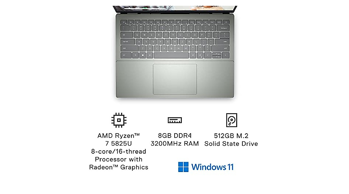Dell Inspiron 14 5425 Laptop with Ryzen 7 and FHD+ Display