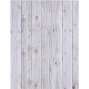 48 Sheets Rustic Wood Grain Stationery, Letter Writing Paper for Scrapbooking, Invitations, Crafts (8.5 x 11 In)