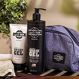 AGADIR MEN Invisible Shave Gel, 16 fl. oz.