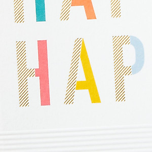Hallmark Signature Birthday Card (Happy Happy Happy)