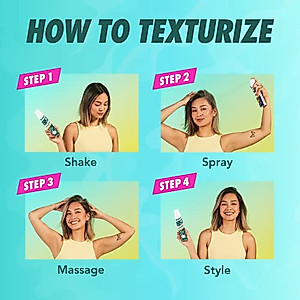 Batiste Texturizing Dry Shampoo, refresh and add grit and texture for beachy tousled hair 3.81OZ