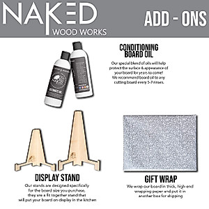 USA Handmade Wood Cutting Board Laser Etched With your Anniversary Date and Names! Sizes SM-XXL Wedding gifts, Anniversary Gifts, Christmas Gifts, or Bridal Shower Gifts By Naked Wood Works