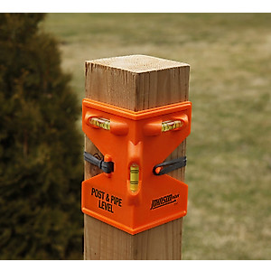 Johnson Level & Tool 175-O Orange Post & Pipe Level, 4" x 5" x 9", Orange, 1 Level