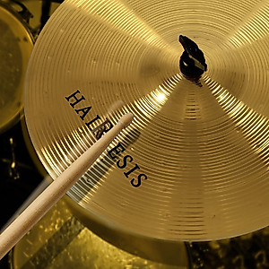 HAIRIESIS Cymbal Exquisite Alloy Cymbal Set 14"/16"/18"/20" 5 Pieces Drum Cymbal