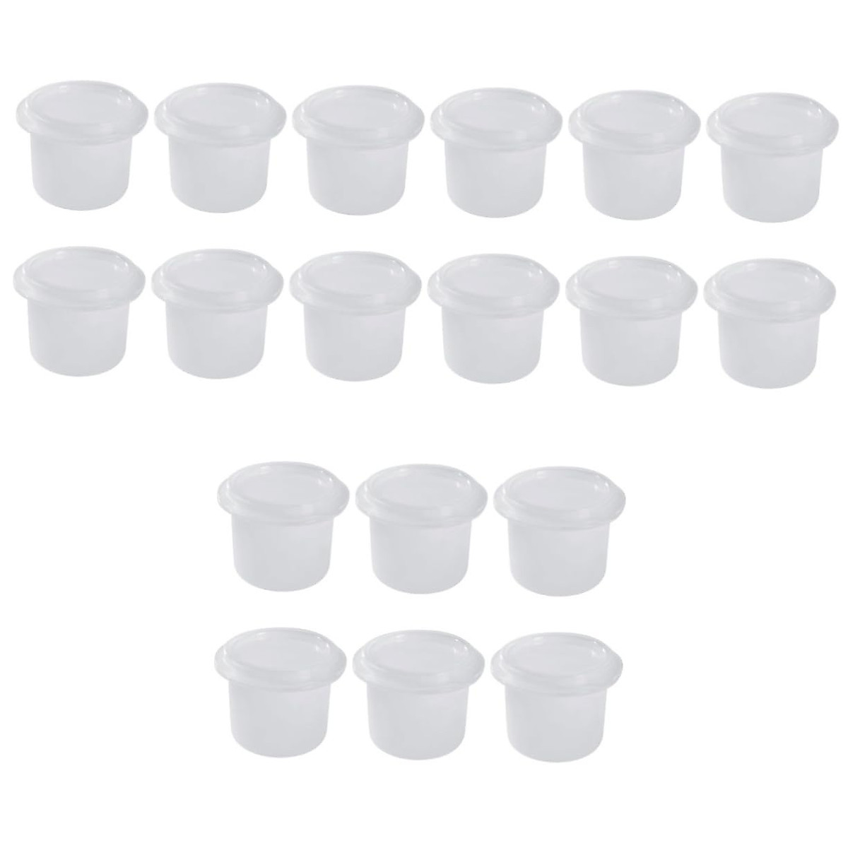 HEMOTON 3sets Ice Cube Trays for Cocktails Ice Cube Maker Tray Large Convenient Ice Cube Molds Freezer Ice Trays Reusable Ice Cube Moulds 6pcs*3